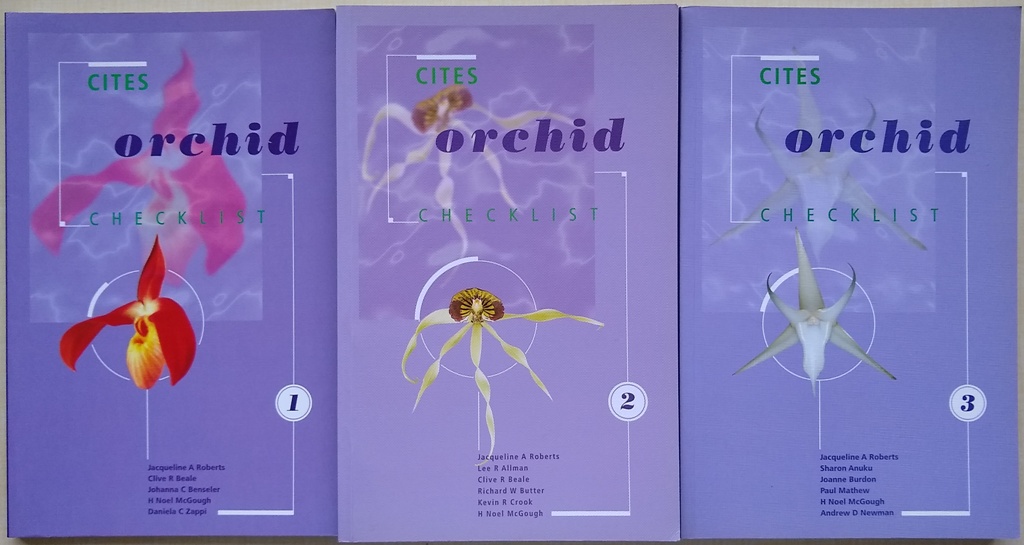 CITES Orchid Checklist. Volume 1, 2 & 3 [Jim Comber's copies]