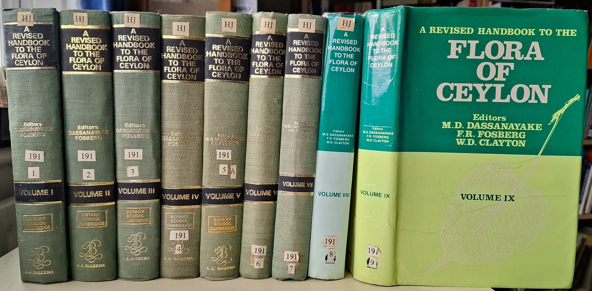 A Revised Handbook to the Flora of Ceylon. Volumes I, II, III, IV, V, VI, VII, VIII, - & IX [1 ...